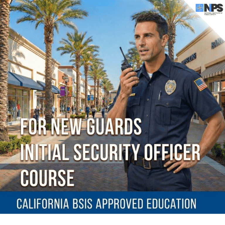 Updated California SB 652 Guard Card Training 2026 Info